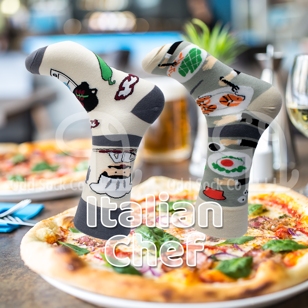 Italian Chef Socks – ODDSOCKCO