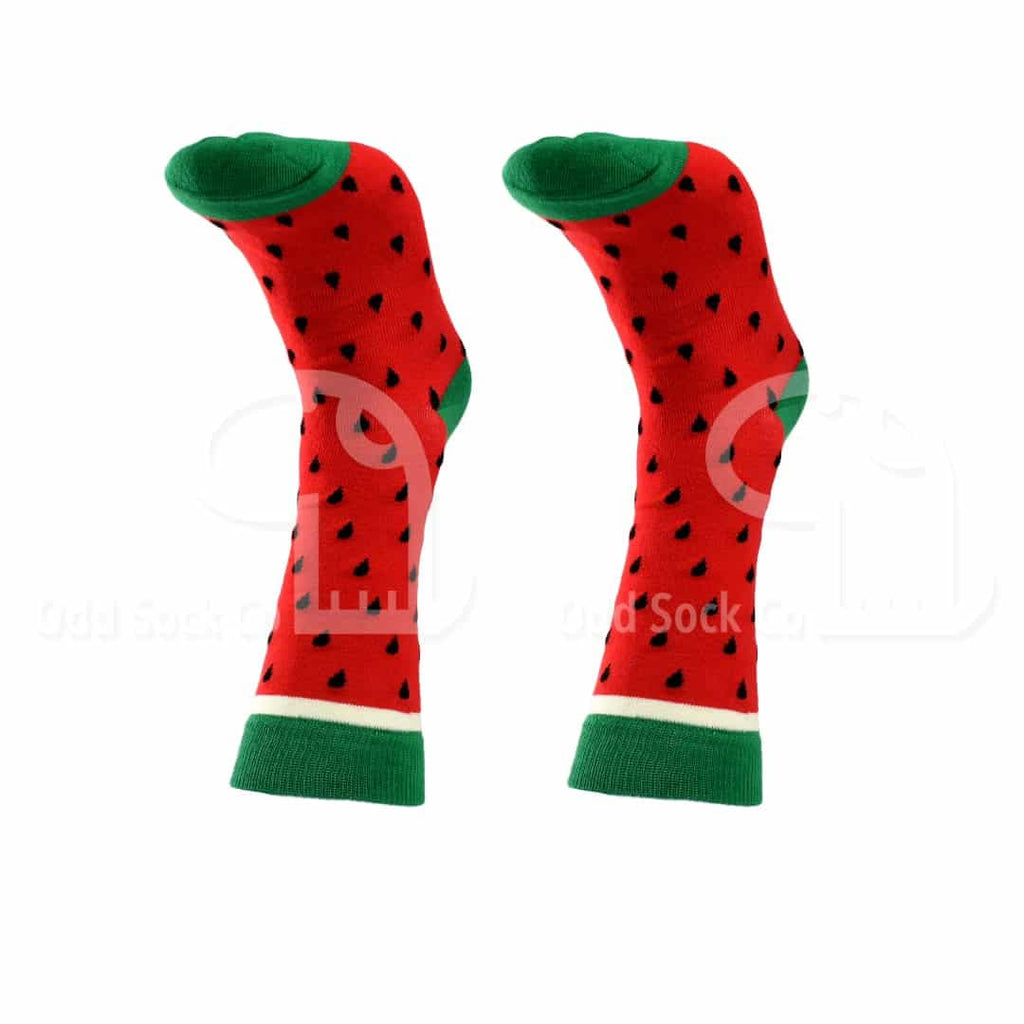 Juicy Watermelon Socks – ODDSOCKCO